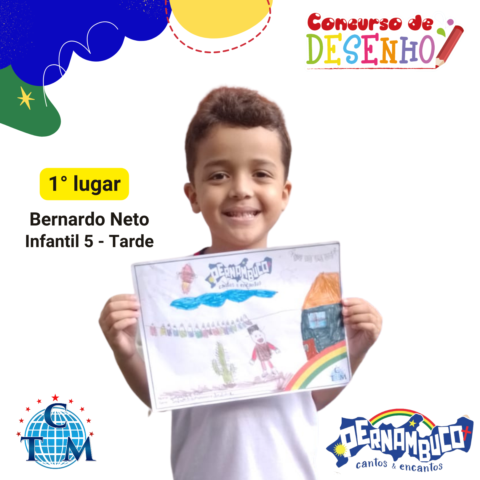 Alunos do Infantil V participaram do Concurso de Desenho
